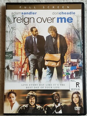 REIGN OVER ME ☆ DVD ☆ Full Screen ☆ SANDLER ︎CHEADLE ☆ Free Shipping ...