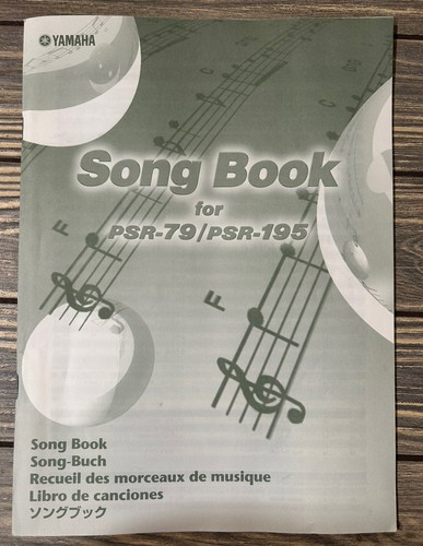 Yamaha Song Book for PSR-79 PSR-195 Song Book | eBay