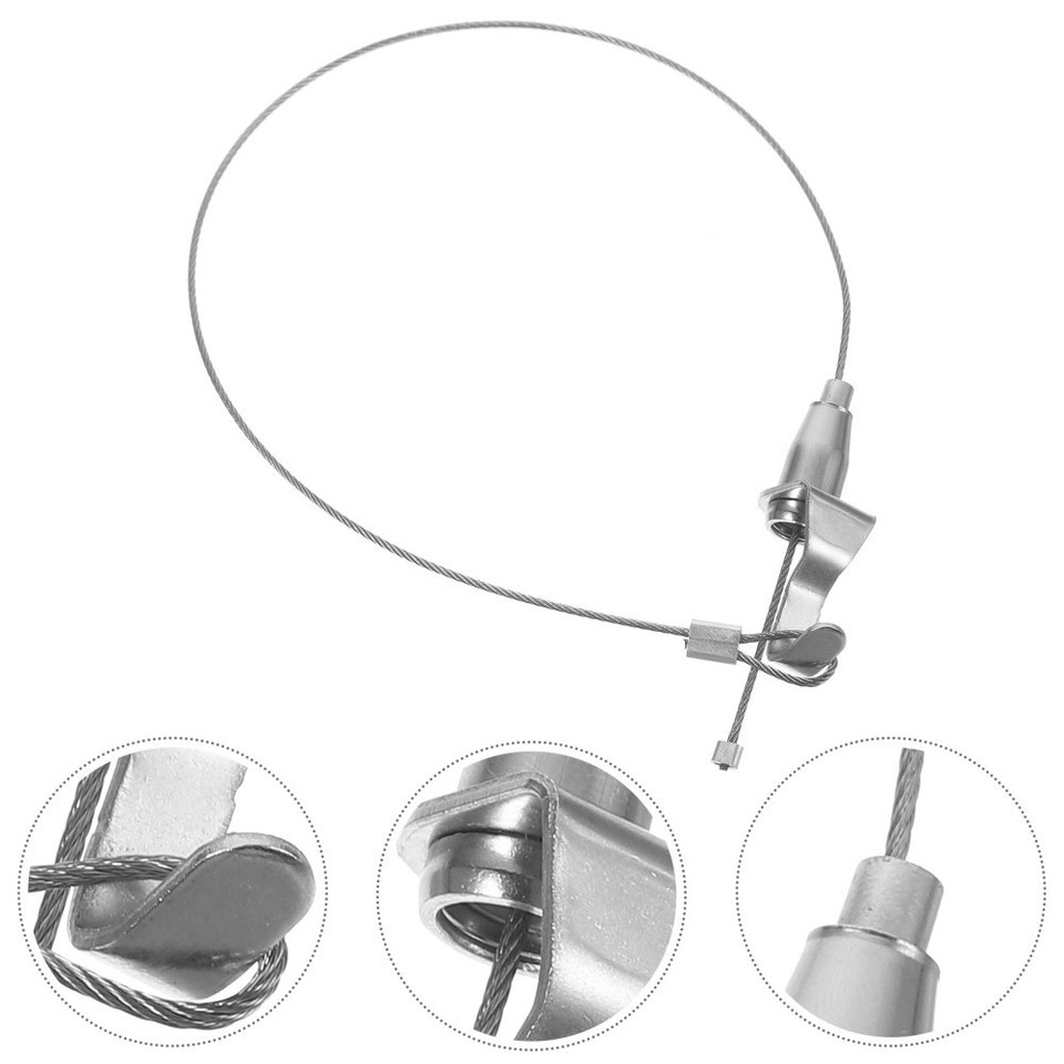 Adjustable Picture Hanging Wire Rope Stainless Steel For Gallery ...