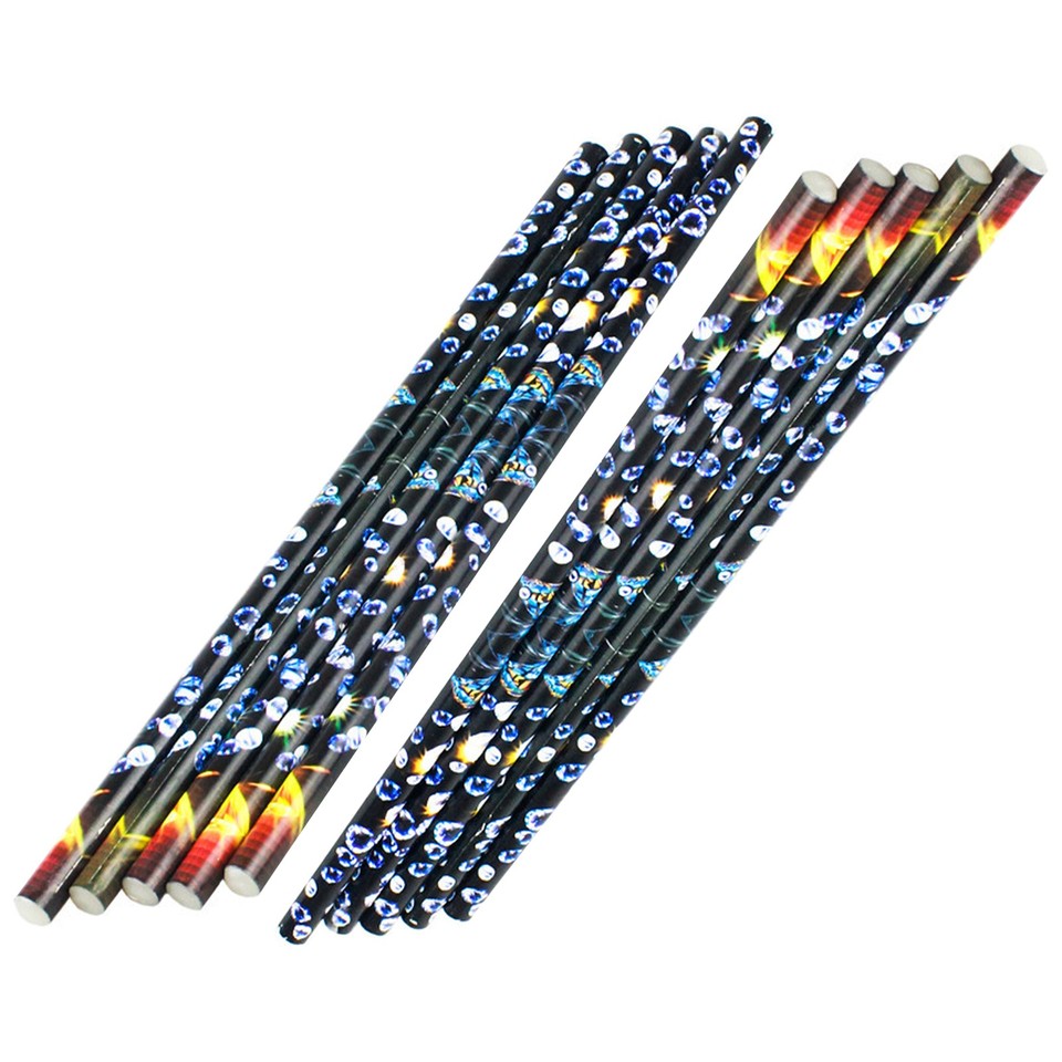 10Pcs Rhinestones Bead Picker Wax Resin Pencil Nail Art Dotting Tool ...