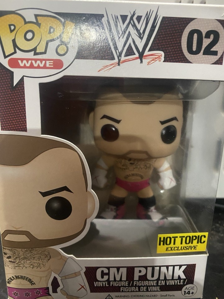 WWE CM Punk #02 Funko Pop! Hot Topic Exclusive | eBay