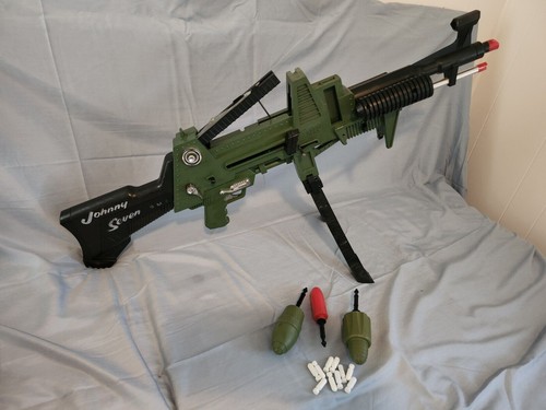 Working 1964 Topper Toys Johnny Seven One Man Army W/ 3 Missles 10 ...