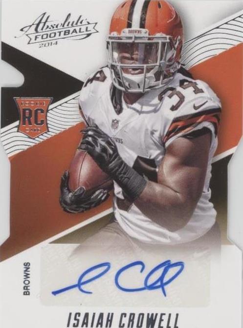2014 Panini Absolute - Rookie Autographs Isaiah Crowell #157 Retail (AU ...