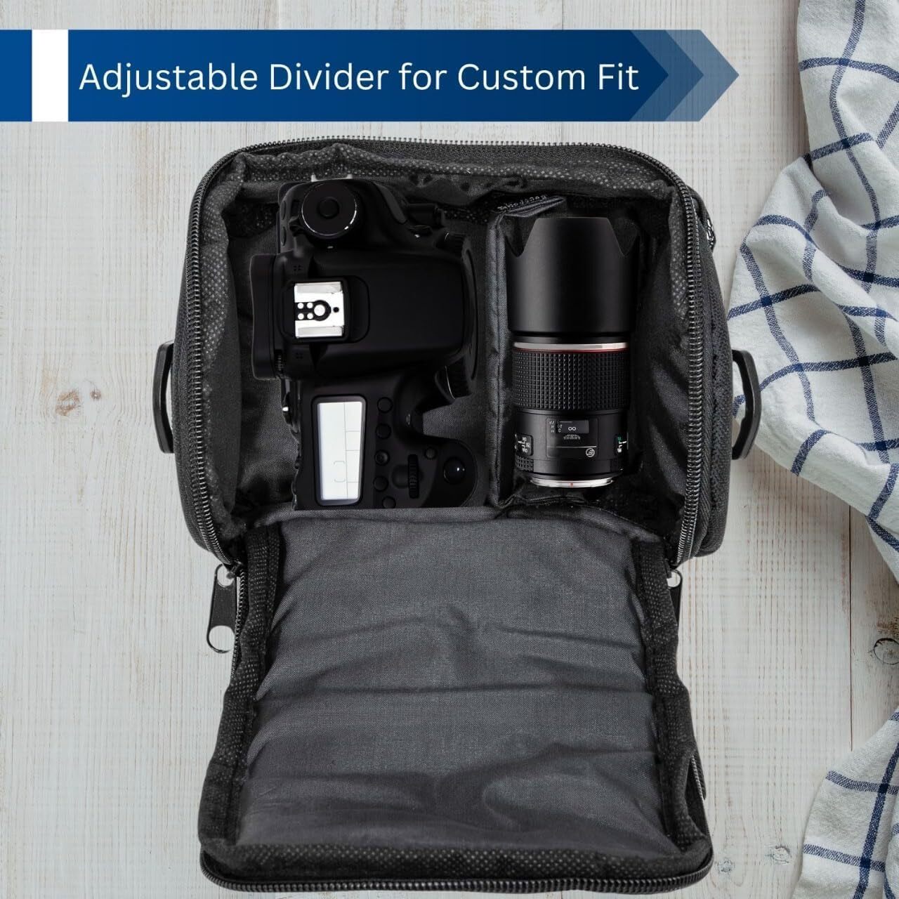 Small Waterproof DSLR SLR Camera Bag Shoulder Carry Case Box For Canon ...