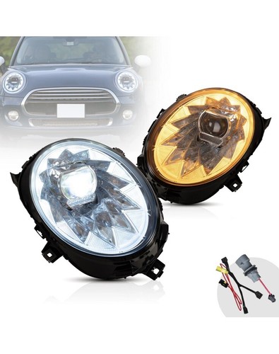 VLAND Pair LED Headlights For 2014-2018 Mini Cooper F56 W/Startup Animation DRL | eBay