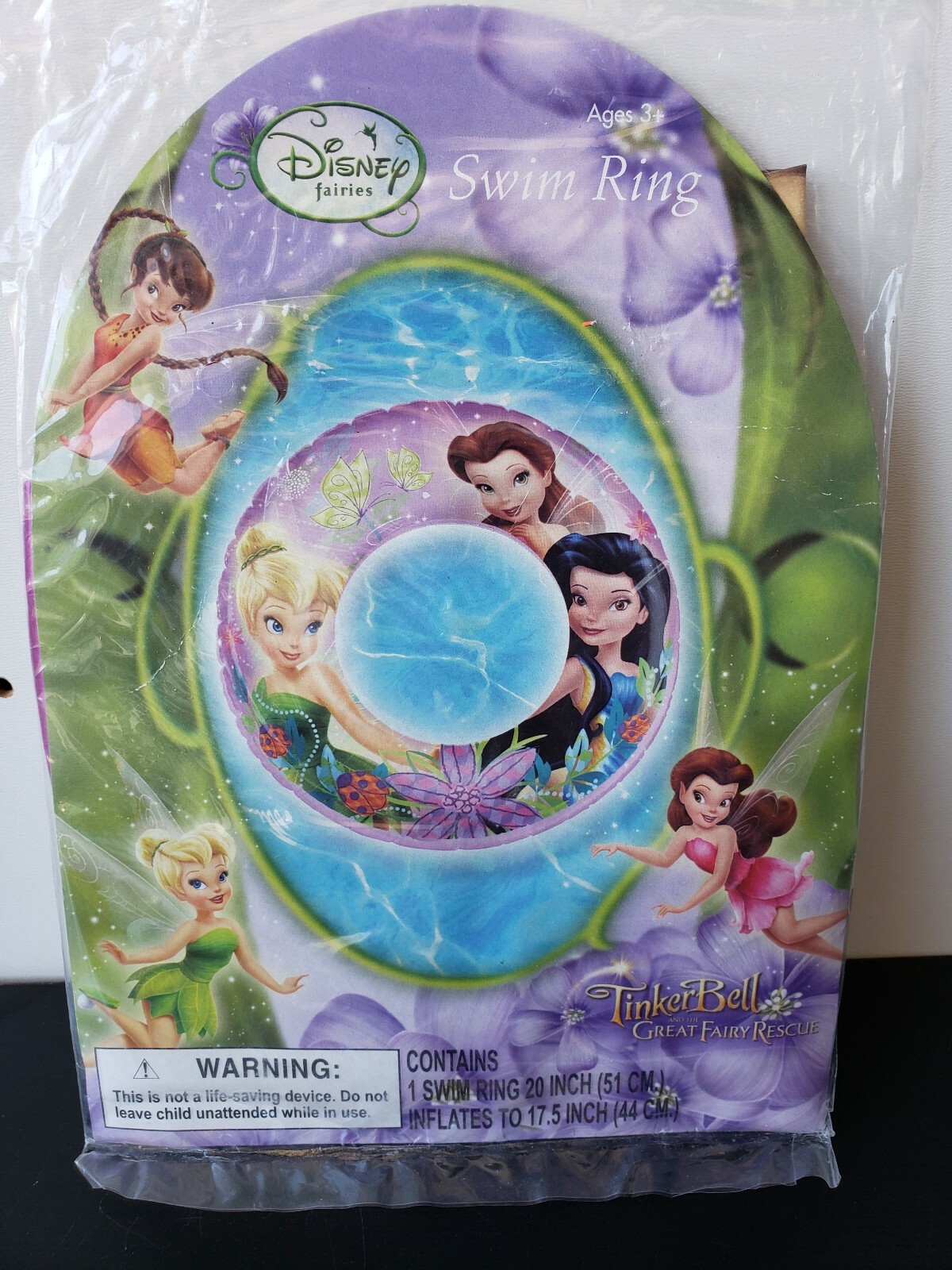 Inflatable Swim Ring TINKERBELL 3 Fairies Age 3+ New | eBay