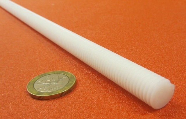 Delrin Acetal Threaded Rods RH, White, 1/2"-13 x 4 Foot Long | eBay