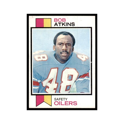 1973 Topps Bob Atkins RC Houston Oilers #18 | eBay