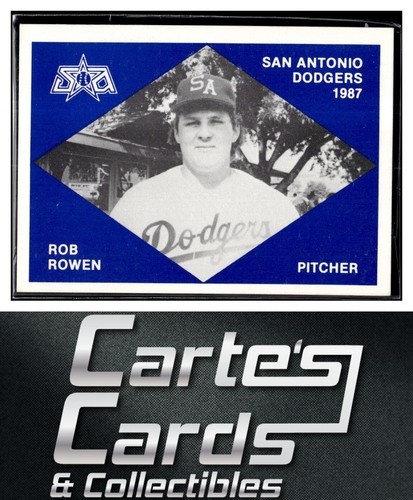Rob Rowen 1987 San Antonio Dodgers #6 Los Angeles Dodgers | eBay