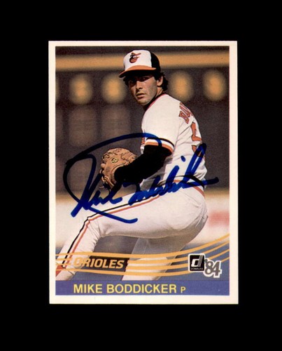 Mike Boddicker Signed 1984 Donruss Balitmore Orioles Autograph | eBay