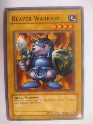 YuGiOh Beaver Warrior Starter Deck Yugi Evolution SYE-006 Unlimited ...
