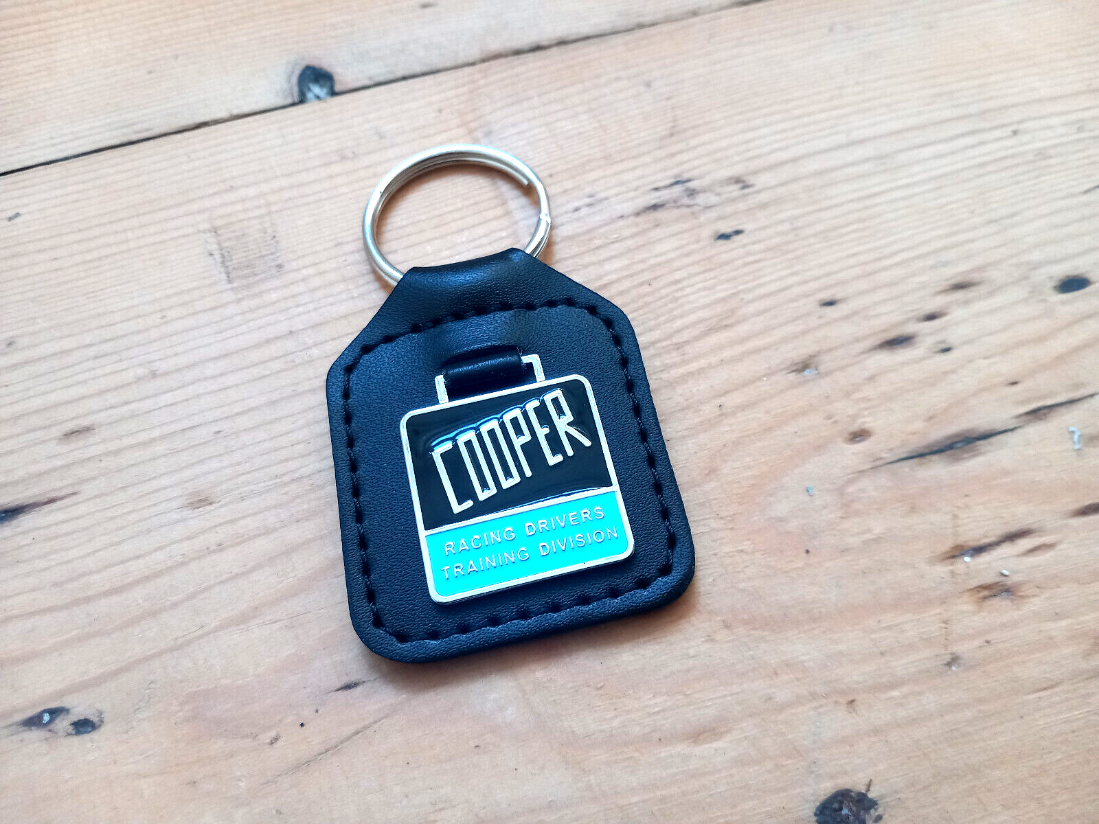 Classic Mini Cooper S Leather Key Ring Fob Rare Works Mpi BMC Mk1 BMW ...