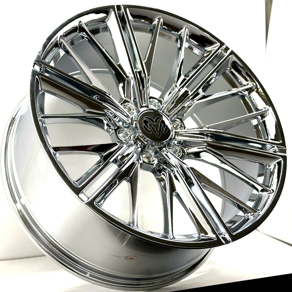 22 x9.5" Chrome Camaro ZL1 OE Replica Wheels fits RAM 1500 Limited 6x5 ...