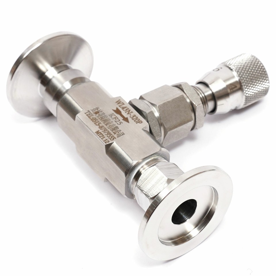Vacuum Isolation Valve KF25 304 Stainless Steel Manual Right Angle ...