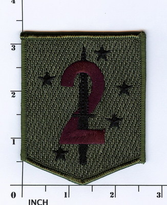 USMC 2d MSOB subdued OD ! Marines PATCH 2nd Marine Special Operations ...