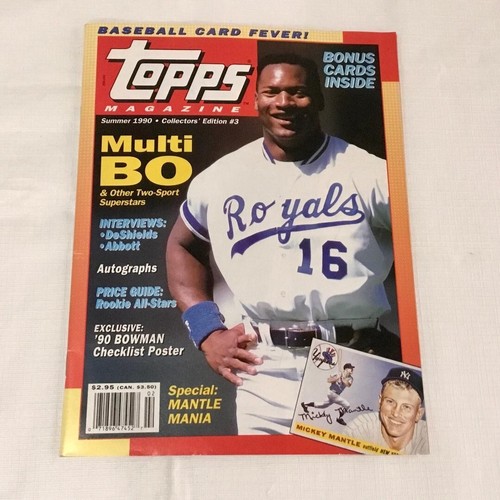 1990 Topps Summer Magazine Colector's Edition #3 with 8 Bonus Card ...