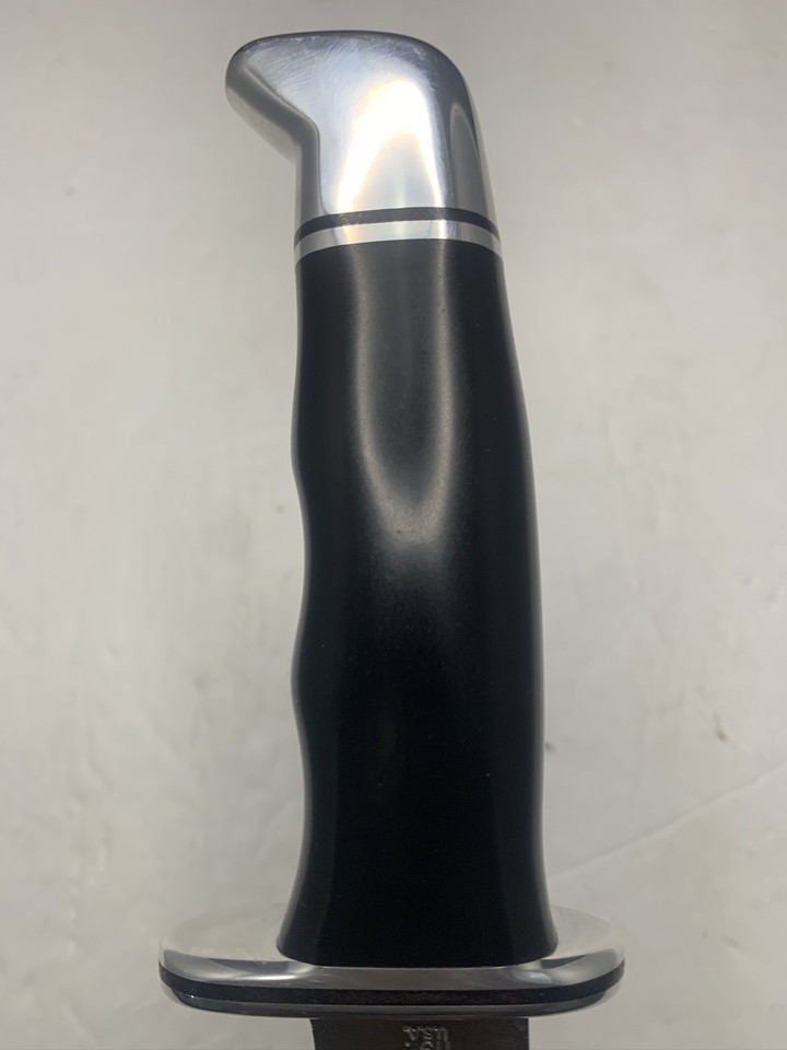 Buck 119 USA Knife 1972 Fixed 6” Blade/10.5 Full Tang w/ Black Leather ...