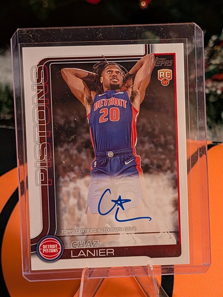 2025 Topps Flagship Real One Rookie Autograph Chaz Lanier #TFRR-CL | eBay