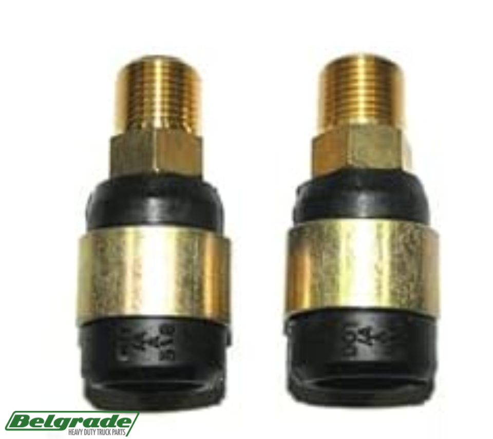 Tramec 31402 3/8'' NPTF Air Brake Hose End Fitting Kit for 3/8" Hose | eBay