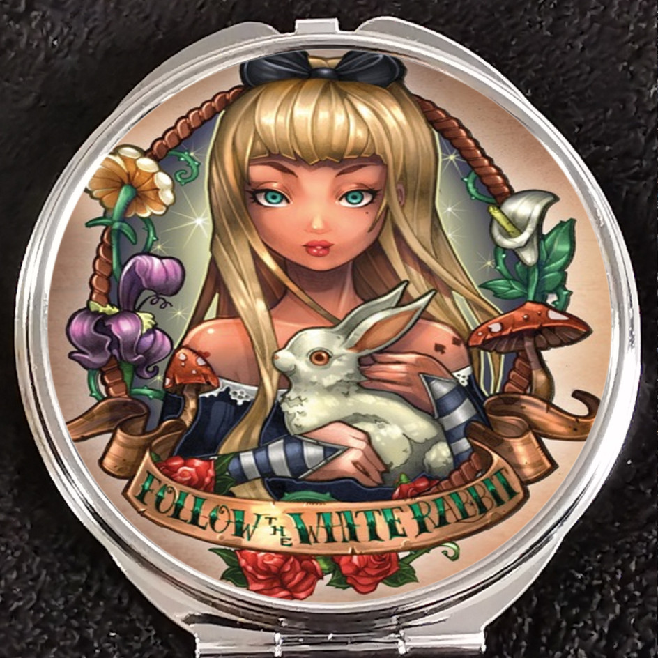 Alice In Wonderland Pin Up Tattoo 0584