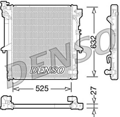 DENSO Radiator For MITSUBISHI L 200 TRITON 05-15 MN135033 | eBay
