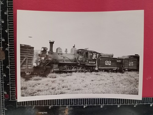RIO GRANDE SOUTHERN RAILROAD NARROW GUAGE LOCOMOTIVE #22 PHOTO MARCOS ...