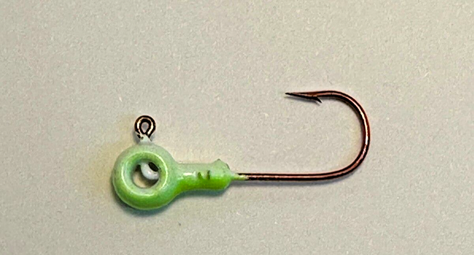 Crappie jig heads 1/16oz nibbles, slab bite, Powerbait Scent holder jig ...