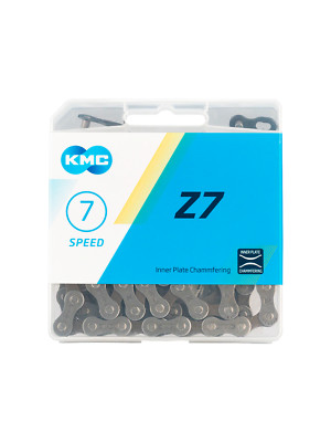 KMC, Z7, Chain, Speed: 6/7/8, 7.3mm, Links: 116, Grey; AFFORDABLE AND ...