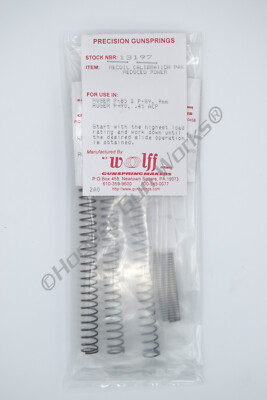 Wolff RUGER P85,P89,P90 RP RECOIL CALIBRATION PAK | eBay