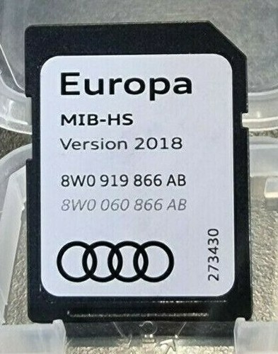 With Code Audi SD Card Mib-hs Navigation SAT NAV Map 2018 8W0919866AB ...