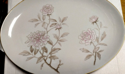 Harmony House Patricia Fine China Platter 16" Long-Rare | eBay