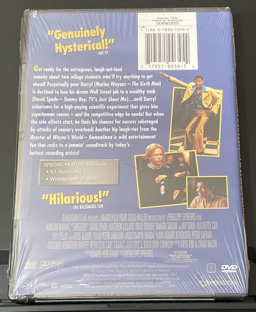 Senseless (DVD, 1999) for sale online | eBay