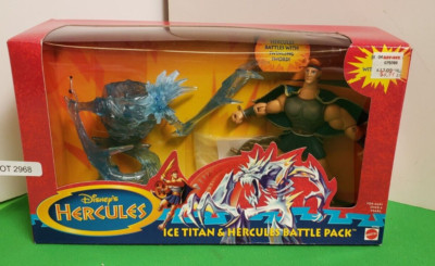 1997 Mattel Disney's Ice Titan & Hercules Battle Pack Action Figures ...