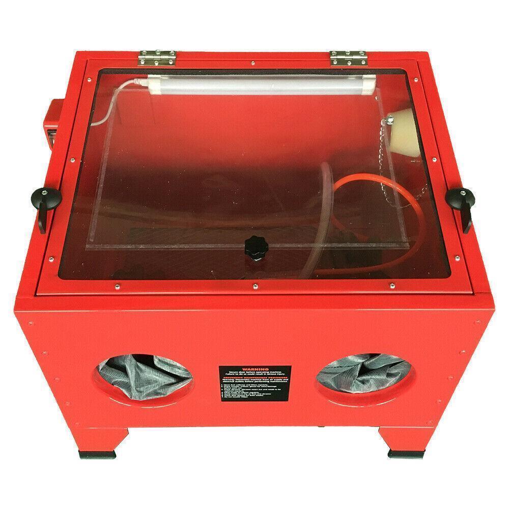 25 Gallon SandBlaster Bench Top Cabinet Air Sand Blaster Sand Blast w ...
