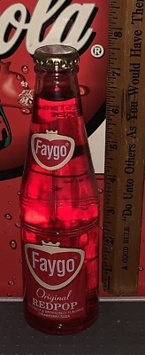 FAYGO REDPOP SODA FEIGENSON BROS BOTTLING WORKS 8 OZ GLASS COLLECTORS ...