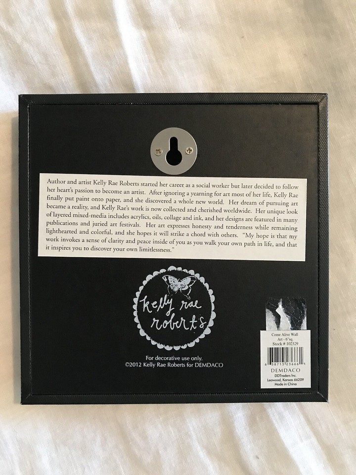 Kelly Rae Robert’s “What Makes You Come Alive” Boho New Wall Decor Sign ...