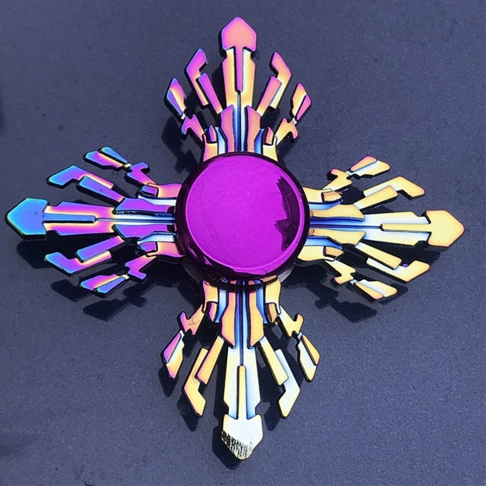 Fidget Spinner Fidget Finger Spinner Hand Focus Rainbow Finger Spinner ...