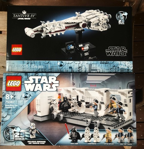 LEGO 75387 Star Wars Boarding the Tantive IV and 75376 Tantive 1V NEW ...