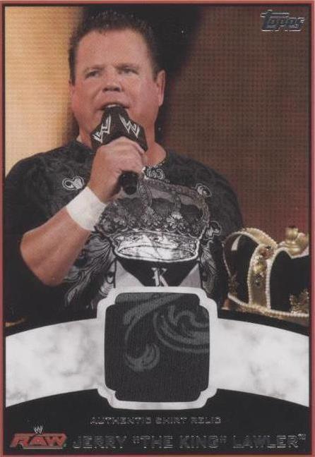 2012 Topps WWE - Shirt Relics Jerry Lawler (MEM) for sale online | eBay
