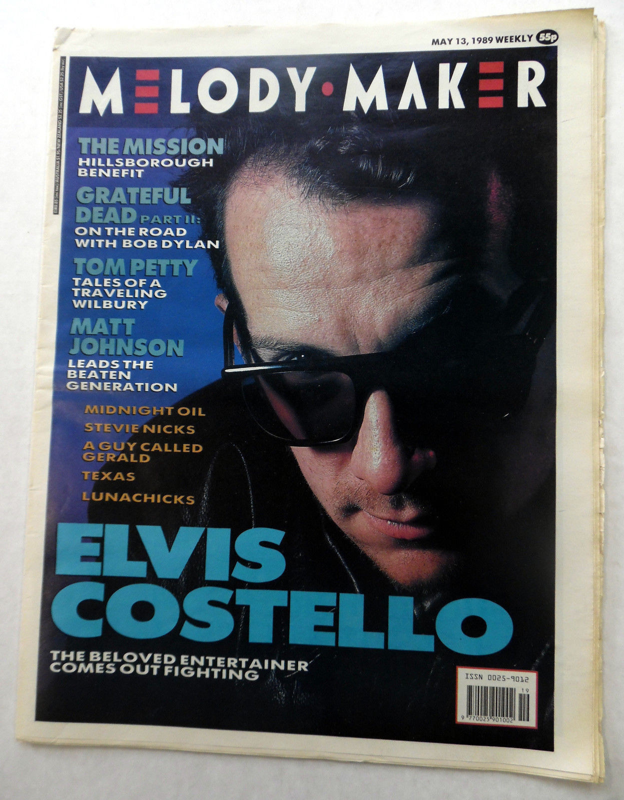 MELODY MAKER Music Magazine 5/13/1989 ELVIS COSTELLO Tom PETTY Midnight ...