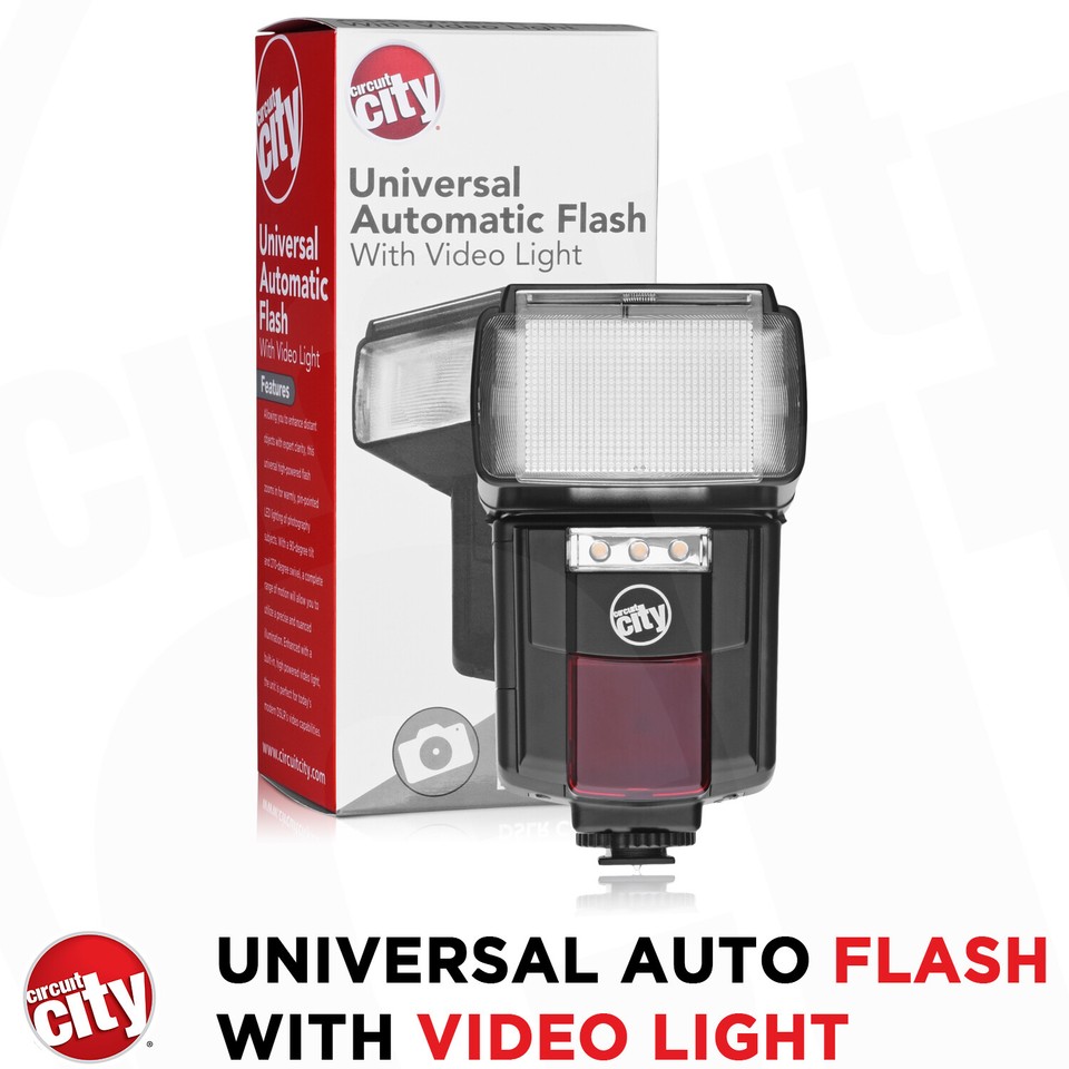 Auto Bounce Flash with LED Video Light for Nikon D300 D200 D5200 D5100 ...