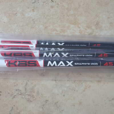 New & Uncut Super Lightweight KBS Max Graphite 45g Iron Shafts 5-PW ...