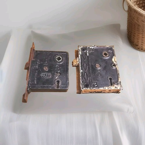 Salvaged Pexto Mortise Door Lock & Unbranded extra door lock Salvaged ...