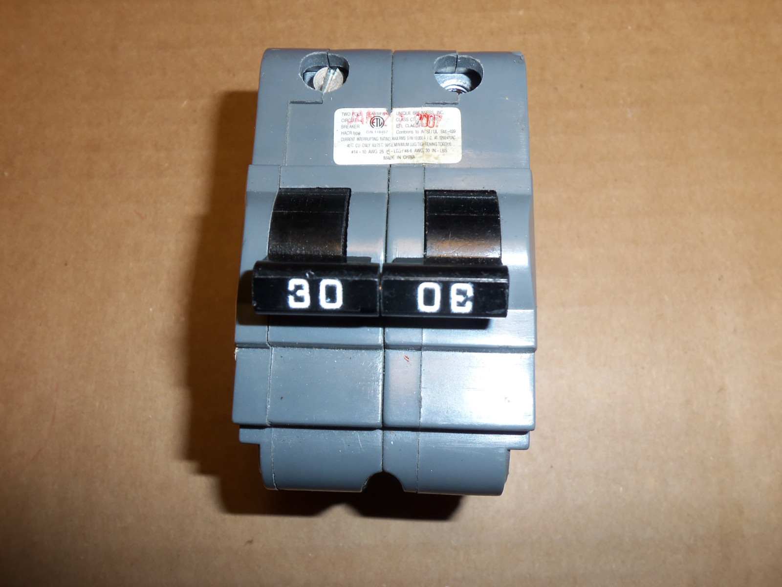 UBI UBIF230N UBIF-230N 2 Pole 30 Amp circuit breaker | eBay