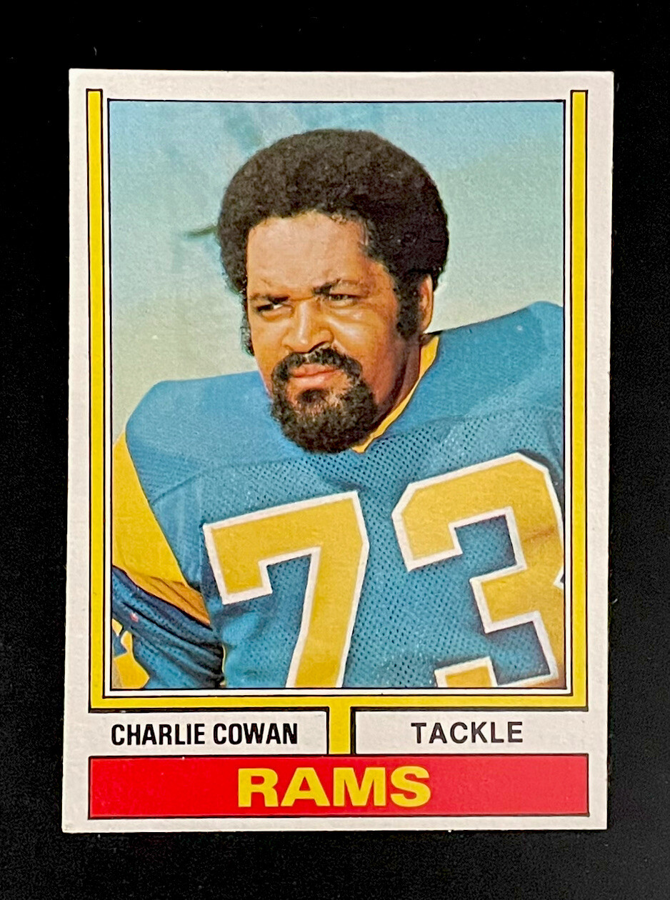 1974 Topps #178 Charlie Cowan Los Angeles Rams Vintage Football Card | eBay
