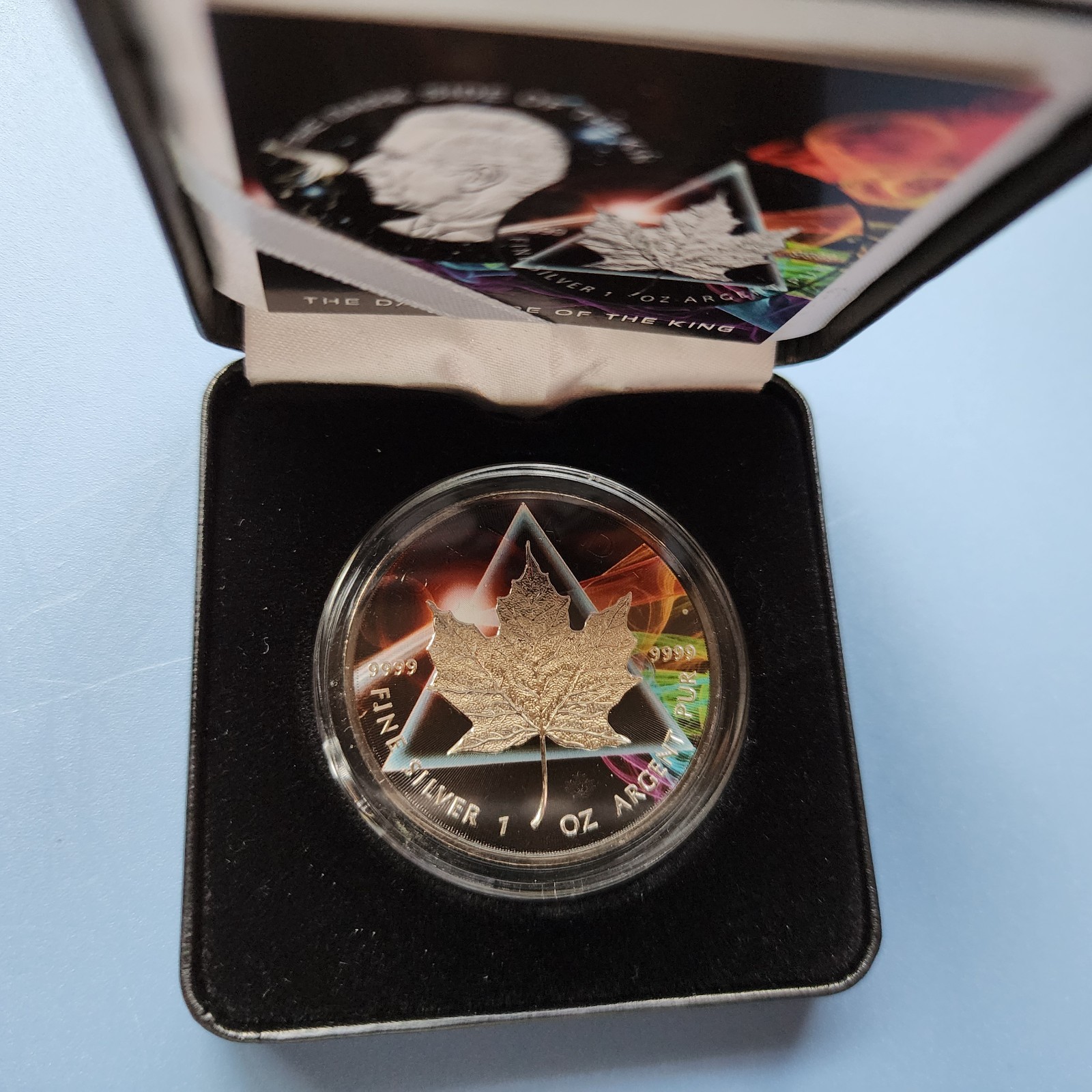 2024 Canada Maple Leaf Dark Side of the King Edition 1 oz Colorized ...