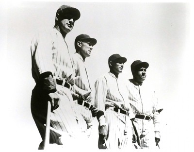 Lou Gehrig, Bob Meusel, Tony Lazzeri, Babe Ruth LOU GEHRIG, BOB MEUSEL ...