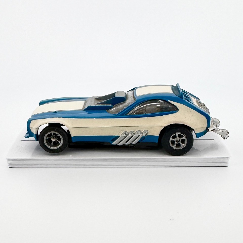 AFX Aurora Pinto Funny Car, White Blue, AFX Chassis, H.O. Slot Car | eBay