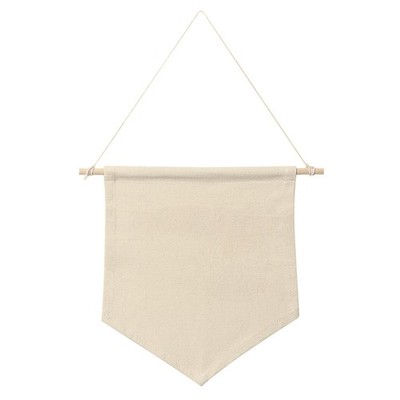 Wall Hanging Decor Lapel Pin Badge Flag Canvas Blank Banner Flags ...