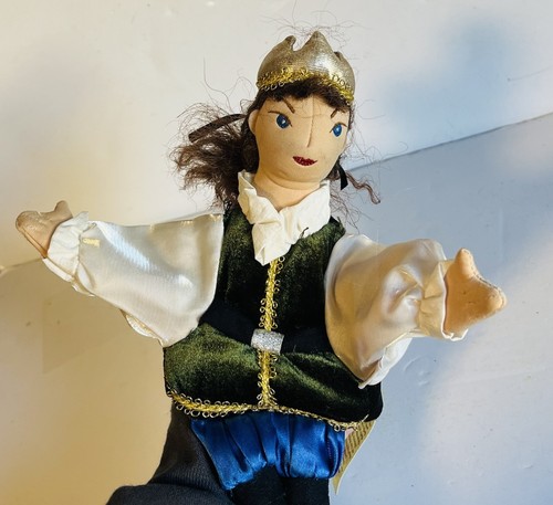 Folkmanis Prince Hand Puppet Royal Family Medieval Soft Body 12 ...